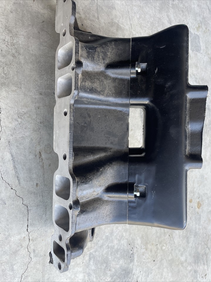 Offenhauser Turbo Thrust 360 Intake manifold Plenum Riser BBC Big Block ...