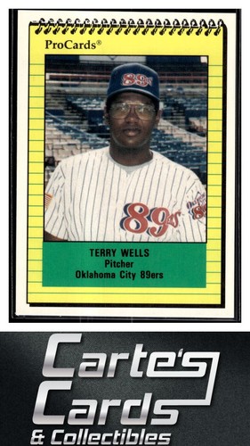 Terry Wells 1991 ProCards #180 Oklahoma City 89ers | eBay