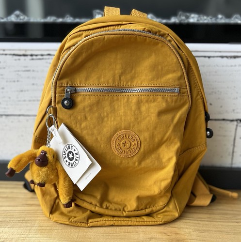 New With Tags Kipling Challenger Medium Backpack Bag - Yellow/Mustard ...