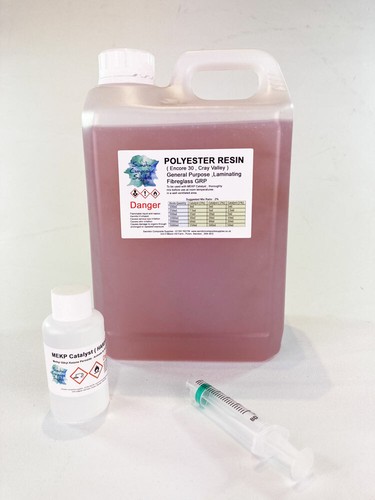 1kg Fibreglass GRP Polyester Resin, Hardener & LLoyds Approved BASIC | eBay
