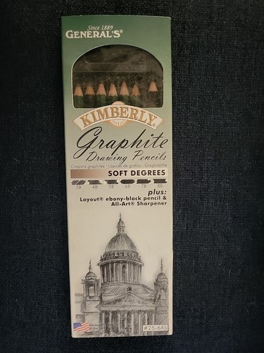 General's Kimberly Graphite Drawing Pencil Kit 7pc Soft Combo Pack | eBay