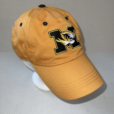Mizzou Tigers Missouri Yellow Cap Hat Adjustable Baseball Captivating ...