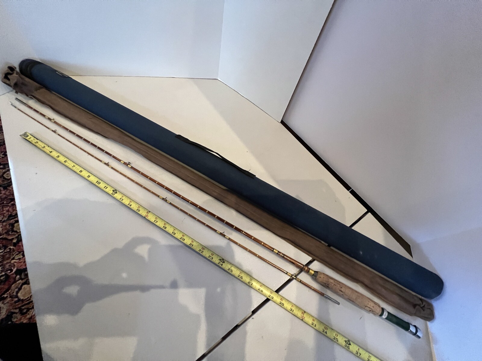 Vintage H-I Tonka Queen 2 Piece Bamboo Fly Rod Horrocks-Ibbotson w/Mt ...