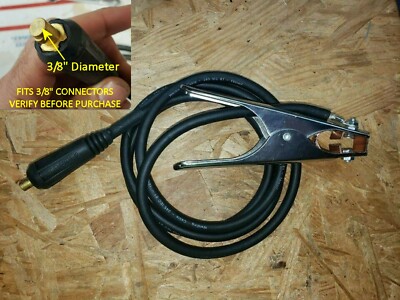 200A MIG TIG - 6 Foot Ground Clamp Fits Miller Lincoln Esab Hobart ...