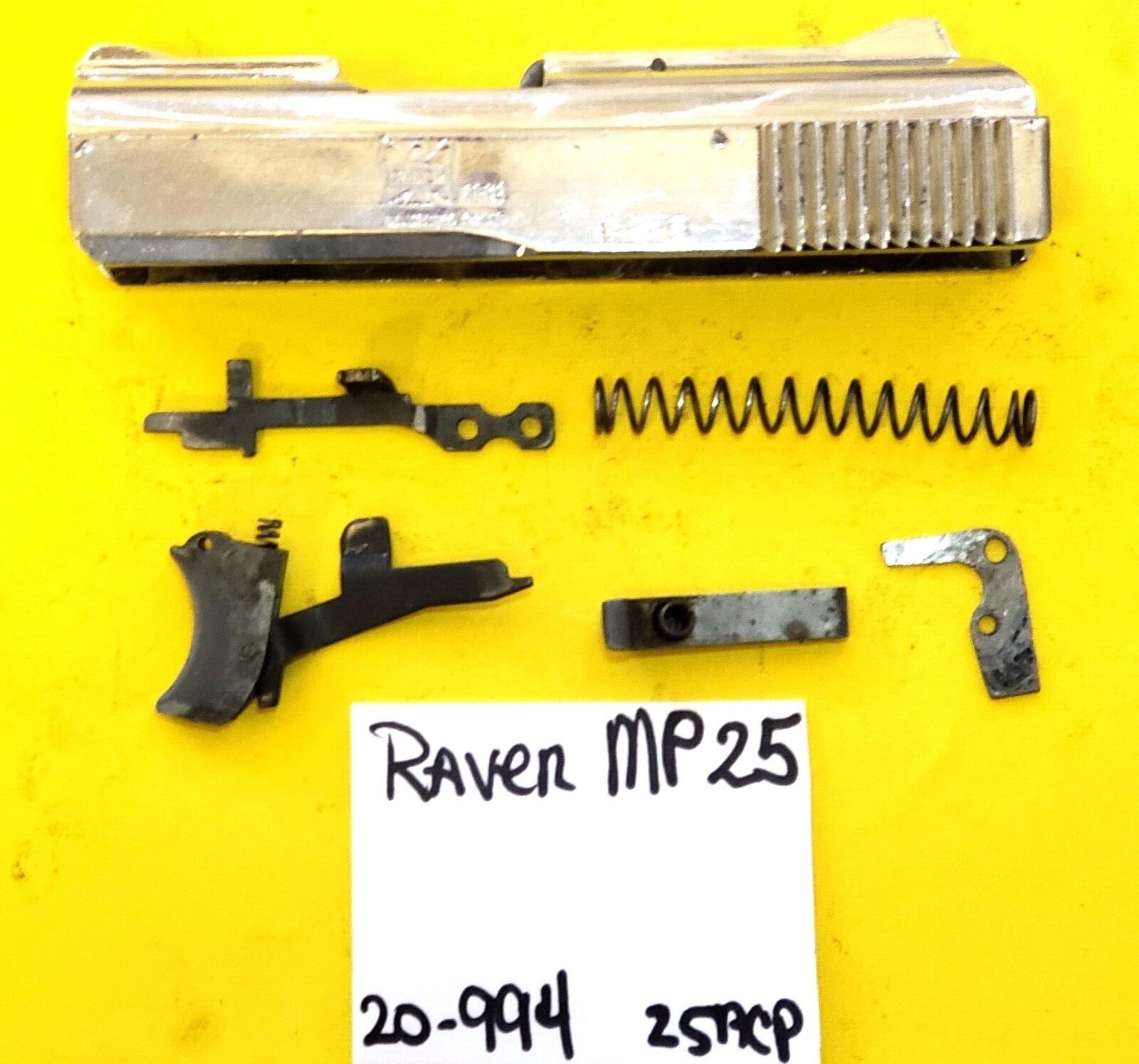 Raven MP-25 MP25 25ACP SLIDE, TRIGGER, MAGAZINE RELEASE 20-994 | eBay