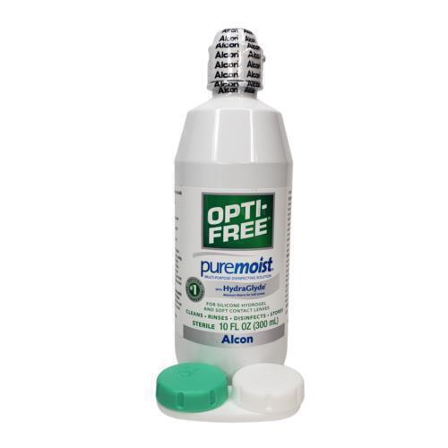 Opti-Free Pure Moist Contact Lens Case Multi-Purpose Solution 10oz Exp ...