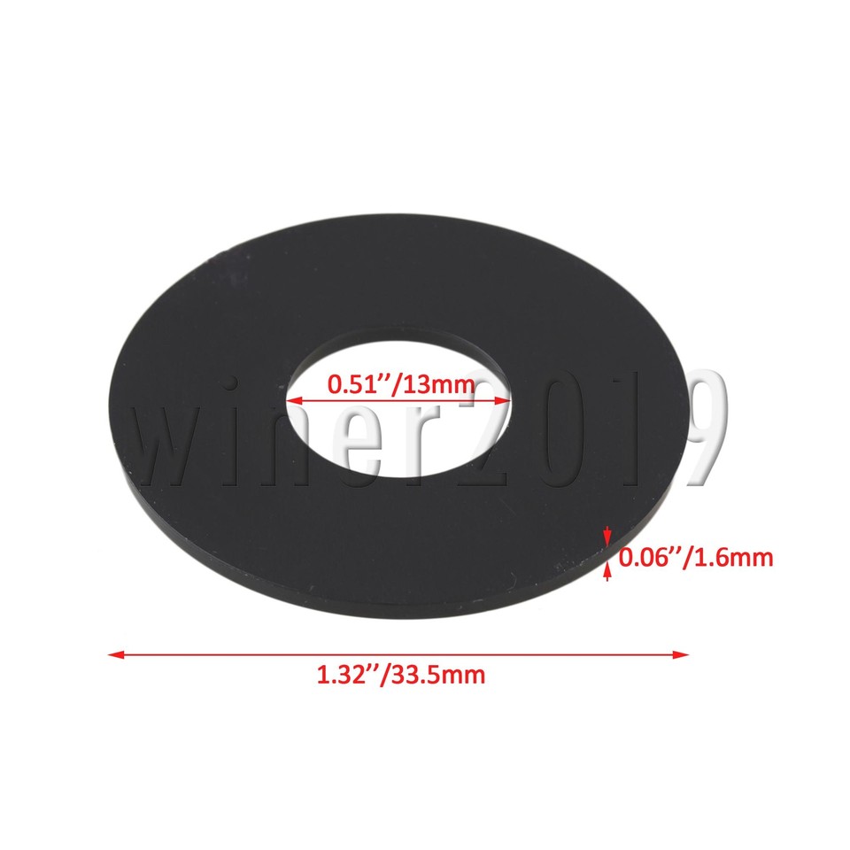 4 X Black Toggle Switch Name Plate Rhythm Treble Ring for Guitar | eBay