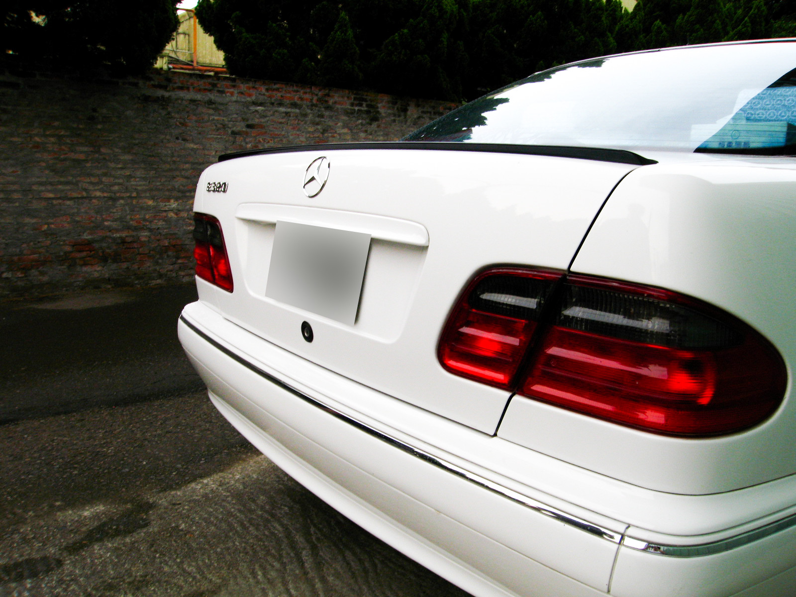 Fyralip Trunk Lip Spoiler For Mercedes Benz 96-01 W210 E-Class ...