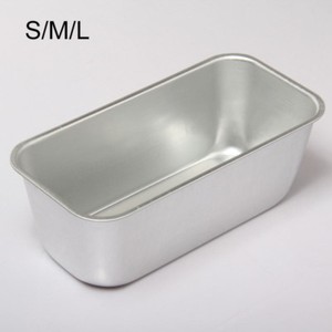 S/M/L Cake Mould Rectangle Aluminium Bread Toast Baking Mold Home ...