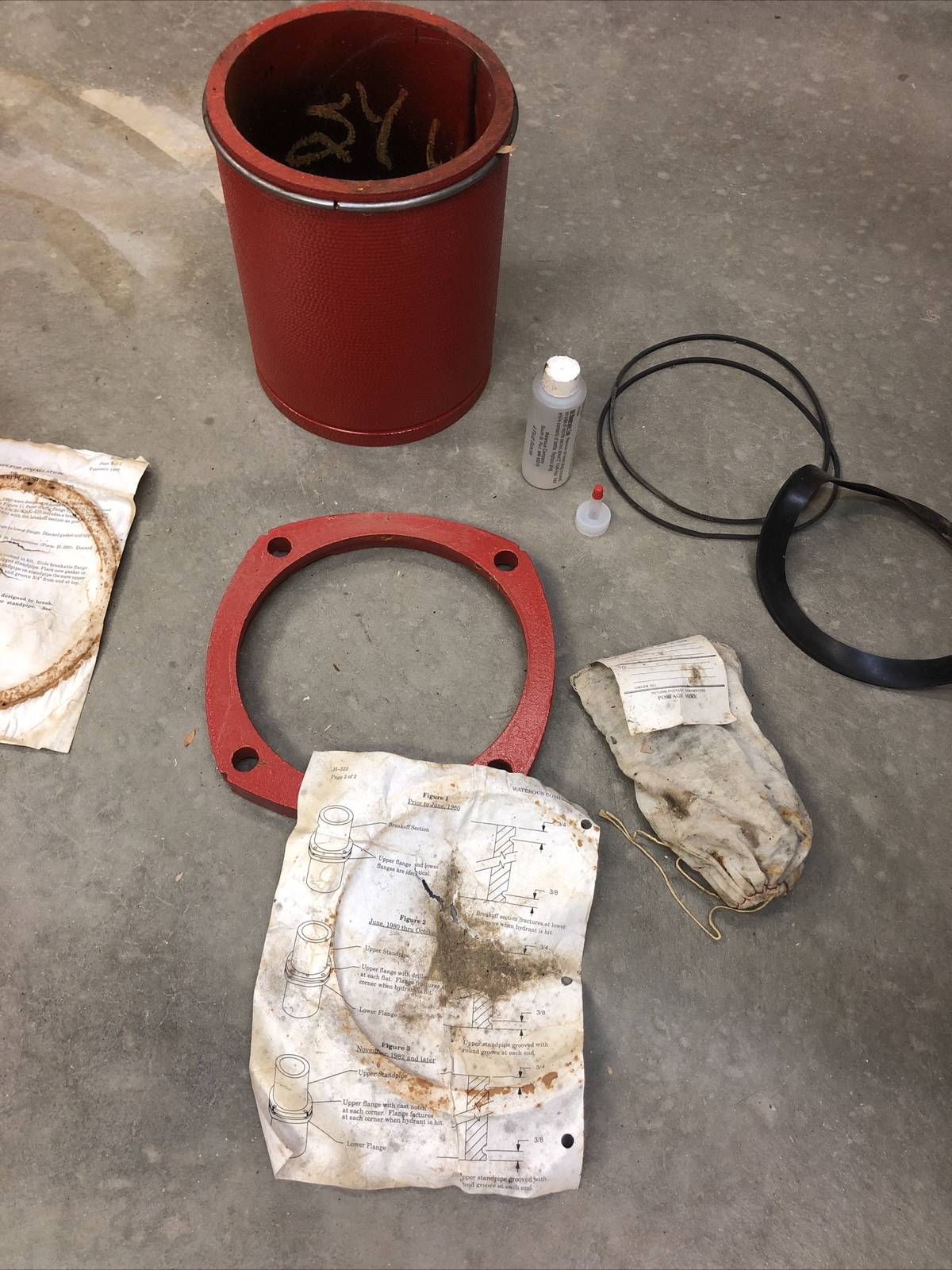 2x Waterous Breakoff Kit K-525 Traffic Repair Kit Red WB67 Read ...