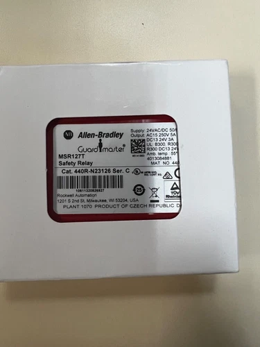 New Allen-Bradley MSR127T 440R-N23126 Safety relay 440RN23126 US | eBay