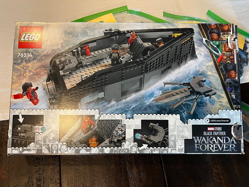 LEGO 76214 Marvel Wakanda Forever Black Panther: War on the Water, 100% ...