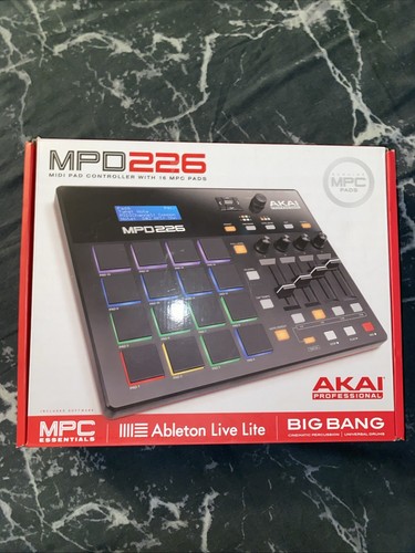 Akai Professional MPD226 Midi Pad Controller with 16 Pads, Comes with ...