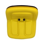 TY15863 Deluxe High-Back Steel Pan Seat Yellow Fits John Deere AMT622 ...