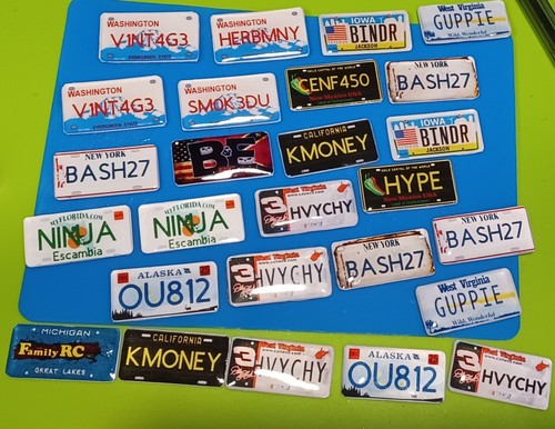 2 10th Scale Rc License Plates | eBay
