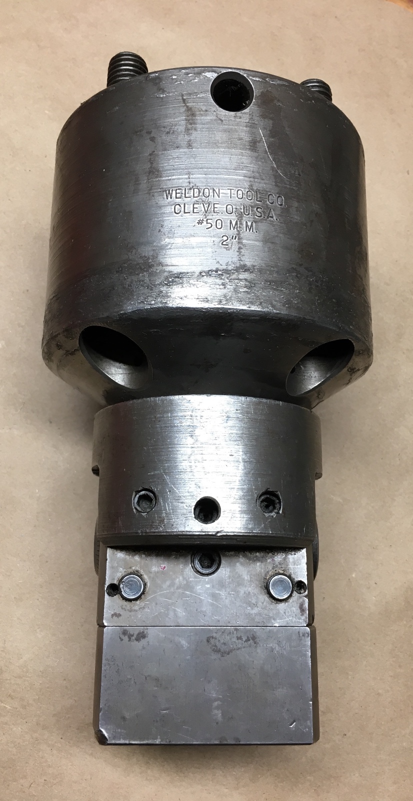 WELDON TOOL - 7/8" Offset Boring Head - 2" arbor - w/#50M.M. Holding ...