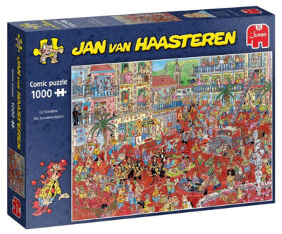 Puzzle 1000 elementów. Jan van Haasteren, Bitwa na pomidory | eBay ...