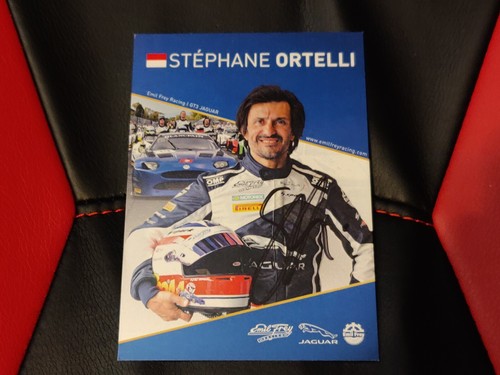 Carte Signée Stéphane Ortelli - Jaguar GT3 - Emil Frey Racing - 10*15 ...
