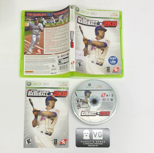 Xbox 360 - Major League Baseball 2k8 No C0upon Microsoft Complete #111 ...