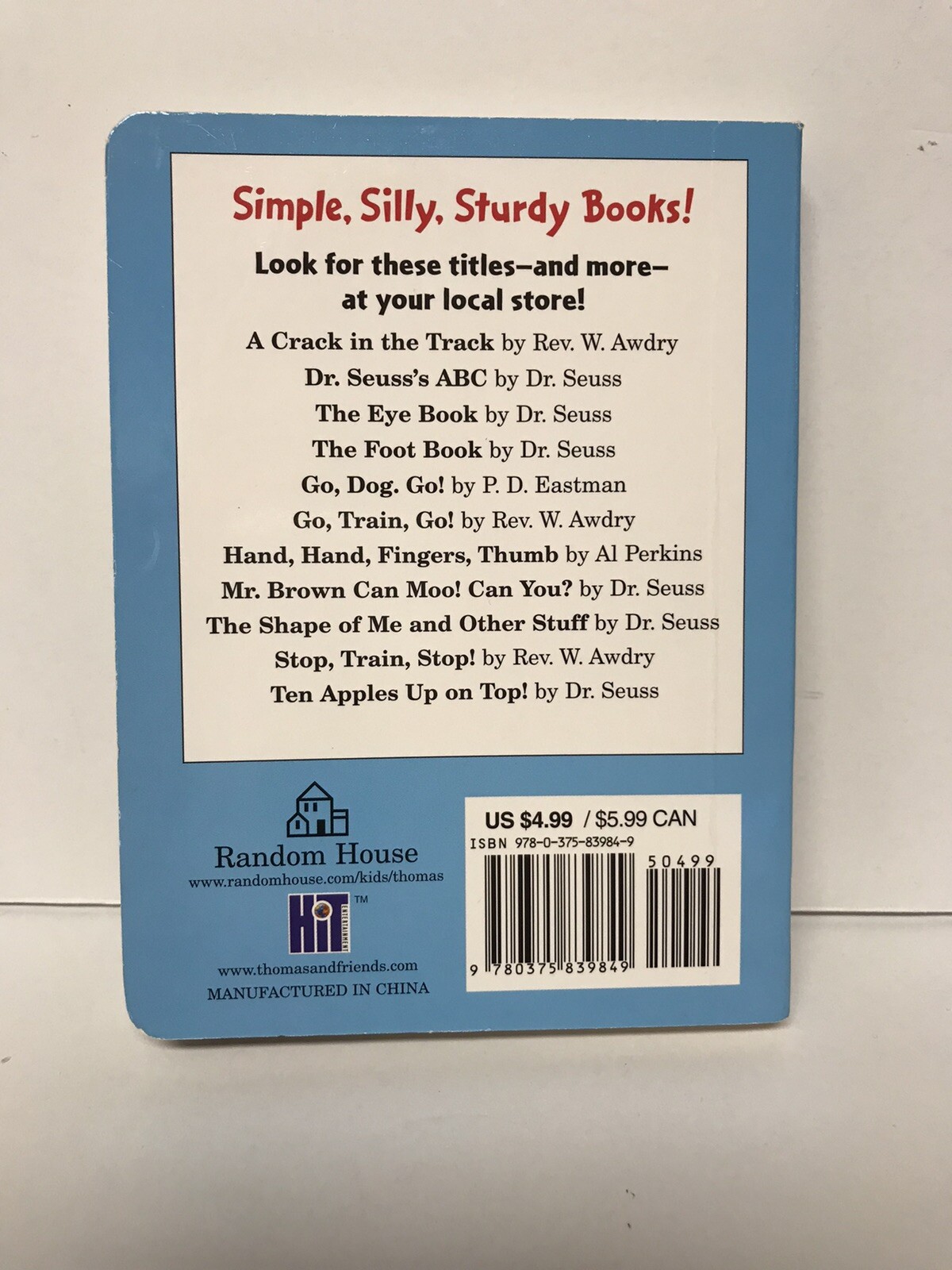 Dr. Seuss's ABC: An Amazing Alphabet Book And Thomas & Friends Lot Of 2 ...