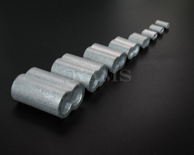 1.2~8.0mm Aluminum Cable Double Ferrule Wire Rope SNARE WIRE Swage Trap ...
