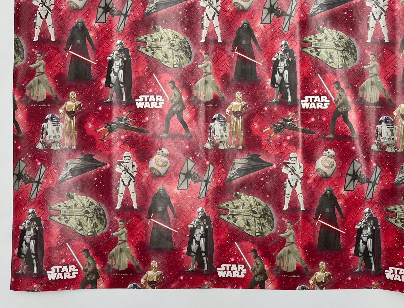 Hallmark OFFICIAL STAR WARS - BIRTHDAY Wrapping Paper Rolls HARD TUBE ...