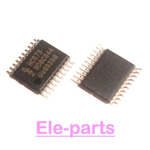 10 PCS 74HC573PW TSSOP-20 74HC573 HC573 Octal D-type transparent latch ...