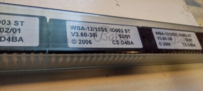 QTY. 03 WBA-12/13 ID-003 ST V3.63-30i CS:092D bill validator software ...