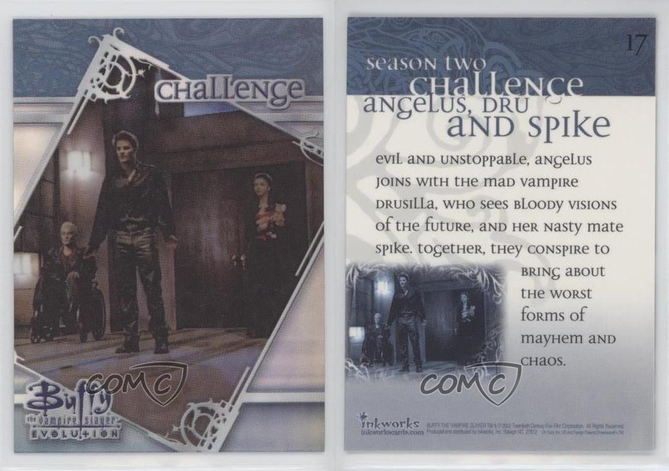 2002 Buffy the Vampire Slayer Evolution Challenge Refractor Angelus ...