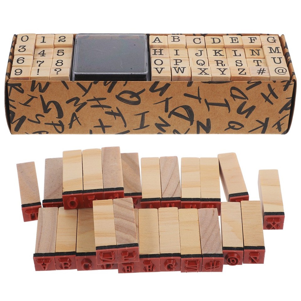40 Pcs Stamp for Crafting Alphabet Fondant Letter Stamps Journal | eBay ...