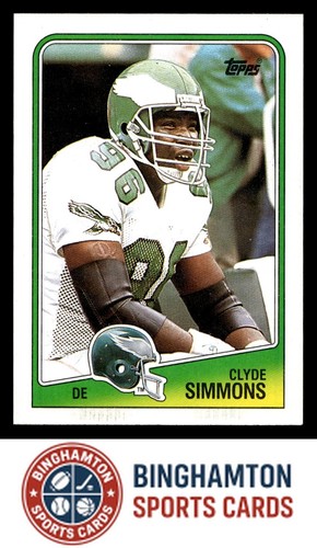 1988 Topps #244 Clyde Simmons RC Philadelphia Eagles | eBay