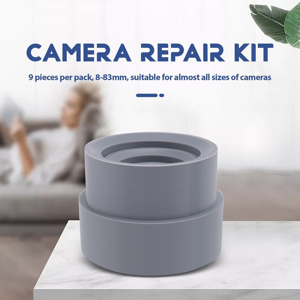 9Pcs/Set Lens Repair Tool Kit for Camera DSLR Removal Rubber 8-83Mm ...