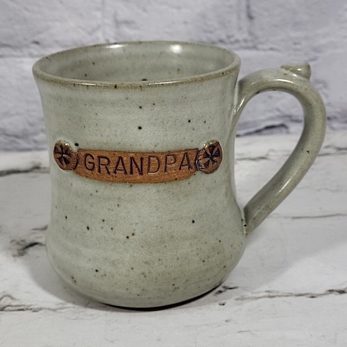 Vintage Ed Schrock Signed Pottery Grandpa Mug Coffee Cup | eBay