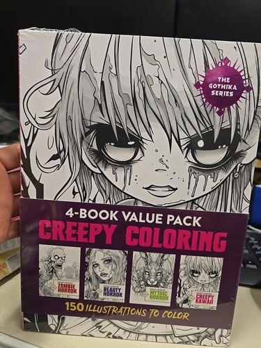 The Gothika Series Coloring Book 4 Pack, Brand New Sealed | eBay