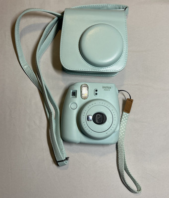 Fujifilm Instax Mini 9 Instant Film Camera - Ice Blue - W/ Case ...