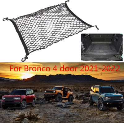 Cargo Mesh Trunk Net Tie Down Hooks For Ford for Bronco Accessories 4 ...
