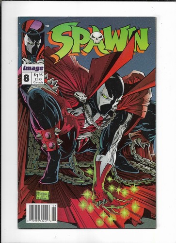 Spawn #8 (Image 1993) McFarlane Spider-Man Homage Cover NEWSSTAND VF | eBay