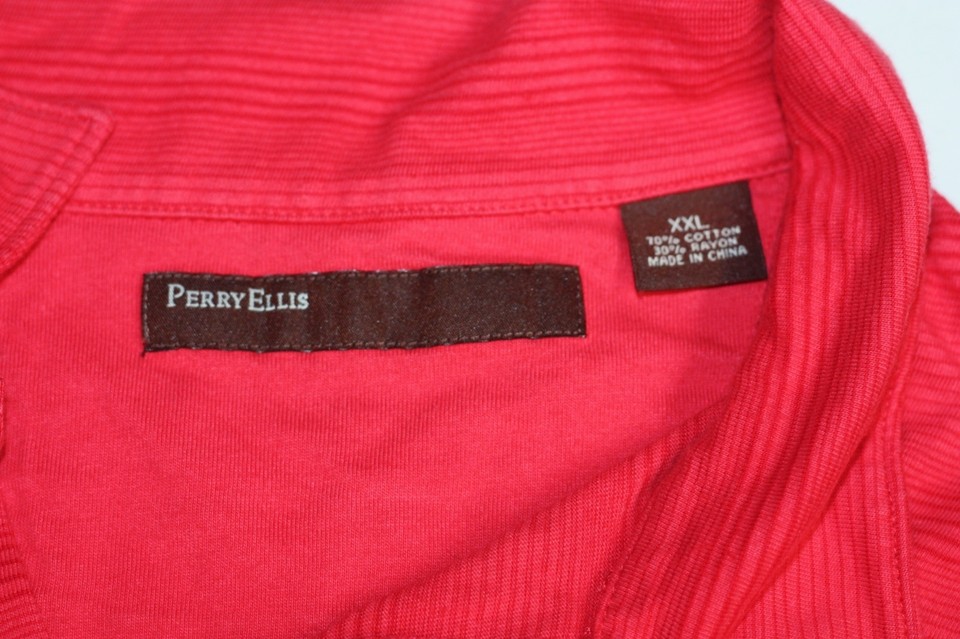 MEN'S PERRY ELLIS GOLF POLO SHIRT-SIZE: XXL J&J | eBay