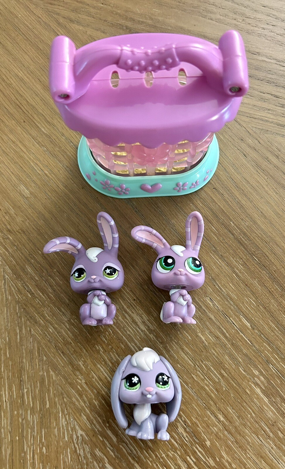 Littlest Pet Shop LPS Authentic Purple Bunnies #648 #828 #828 | eBay