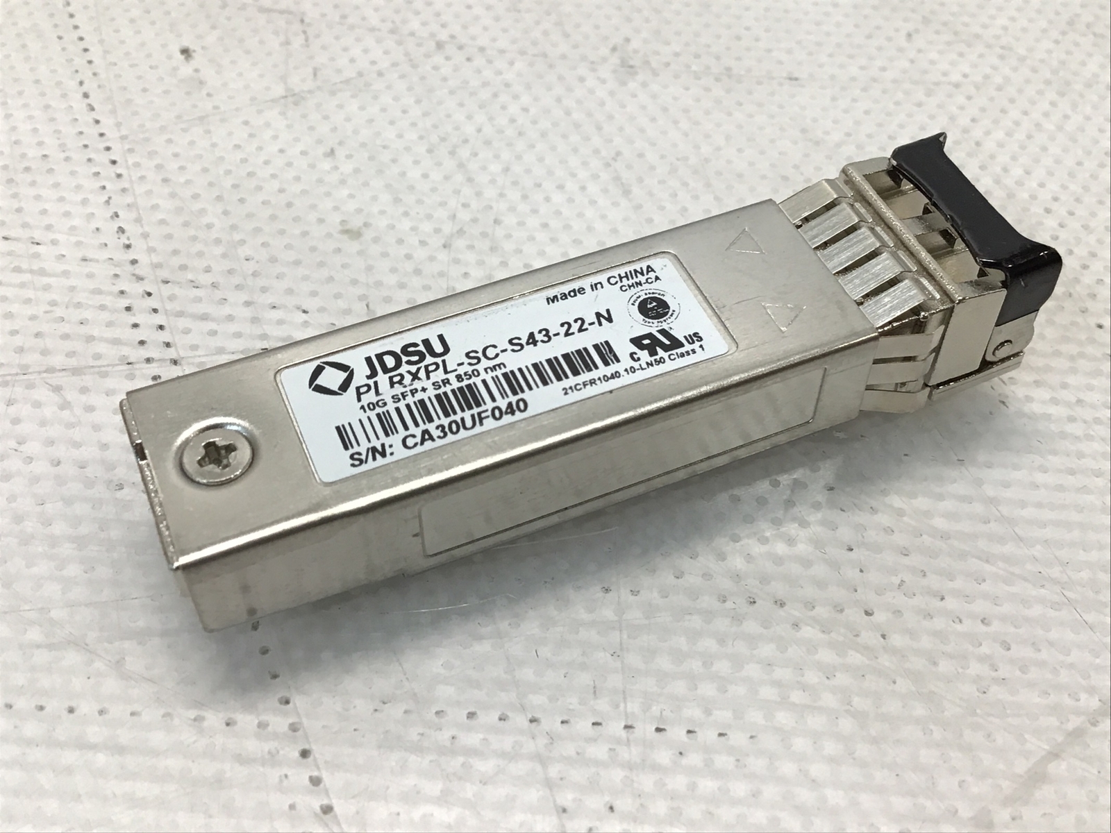 JDSU PLRXPL Sc-s43-22-n 10gb SFP Transceiver Module 850nm for sale ...