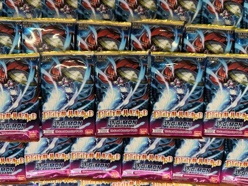Digimon EX-02 TCG Digital Hazard Booster Packs Lot (5-50x) Factory ...