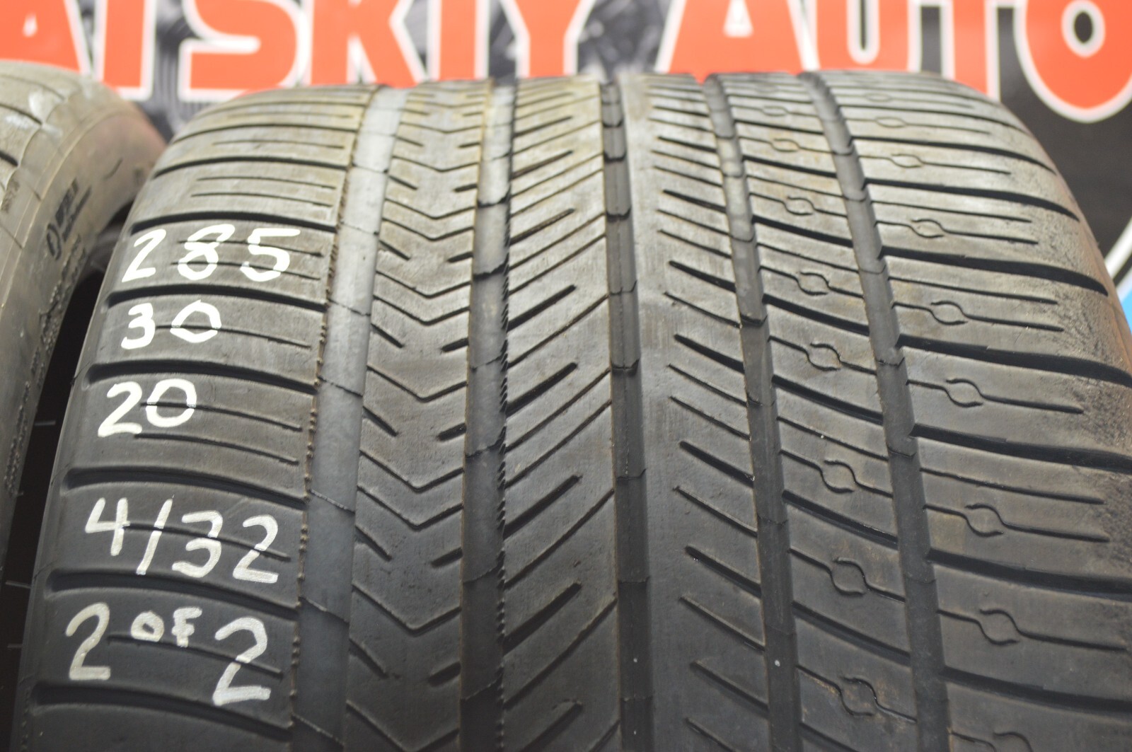 2 USED 285/30/20 MICHELIN PILOT SPORT TIRE 285-30-R20 99Y 4/32 | eBay