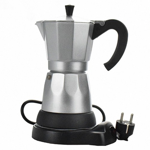 480W Electric Espresso Coffee Maker 4-6 Cups Moka Pot Tea Mocha Machine ...