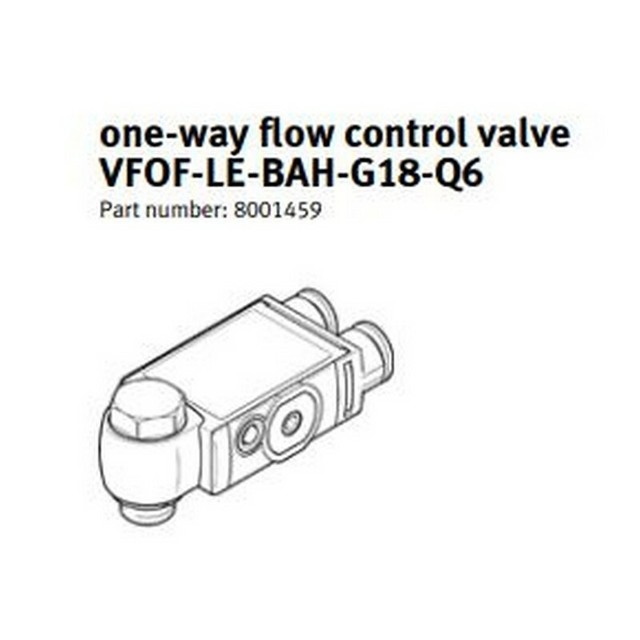 Festo VFOF-LE-BAH-G18-Q6 VFOFLEBAHG18Q6 8001459 pmax. 10bar -- online ...