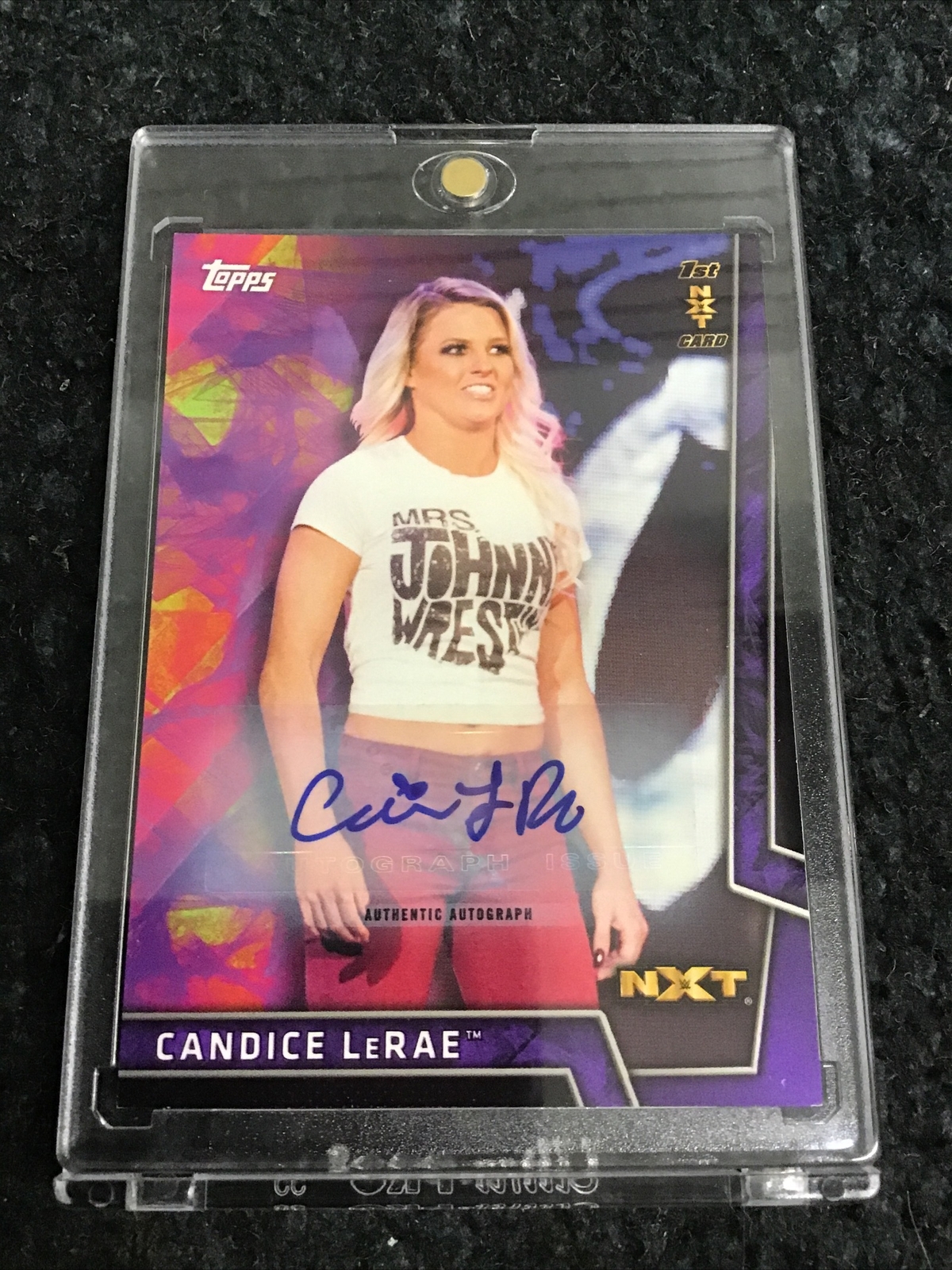 Candice LeRae Auto 2018 Topps WWE 1st NXT Card Autograph #71/99 Eb | eBay