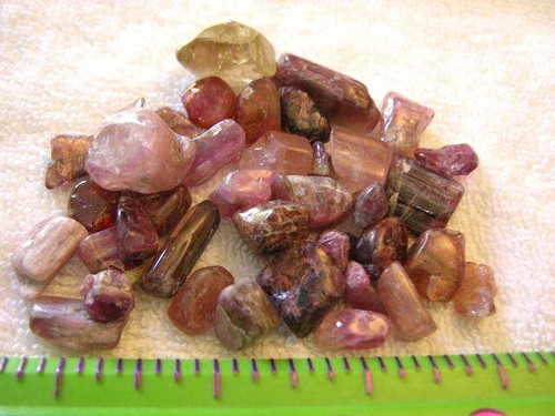 Red/Pink Tourmaline tumble polished mixed grade 5-20mm 50 carat lots | eBay