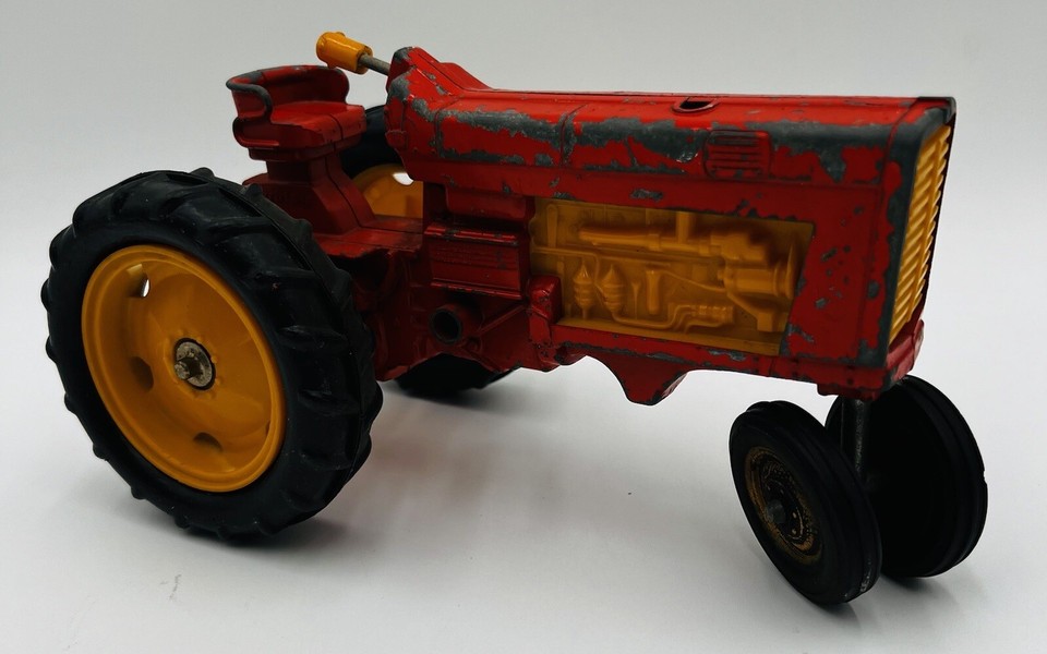 Antique Hubley Metal Red Tractor Toy Made In America | eBay