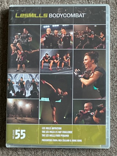 LES MILLS BODYCOMBAT BODY COMBAT INSTRUCTOR RELEASE 55 DVD CD ...
