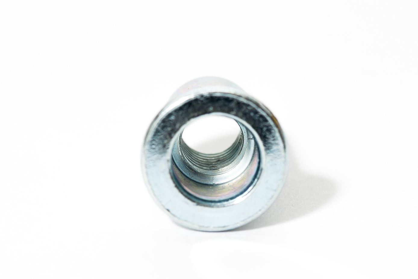 M8 BLIND RIVET NUTS CYLINDRICAL GROVED SHANK OPEN END FLAT HEAD 8mm Ø ...