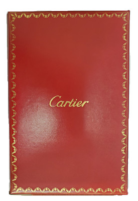 Cartier Counter Pad Jewelry Watches Folding Red Leather Counter Pad | eBay